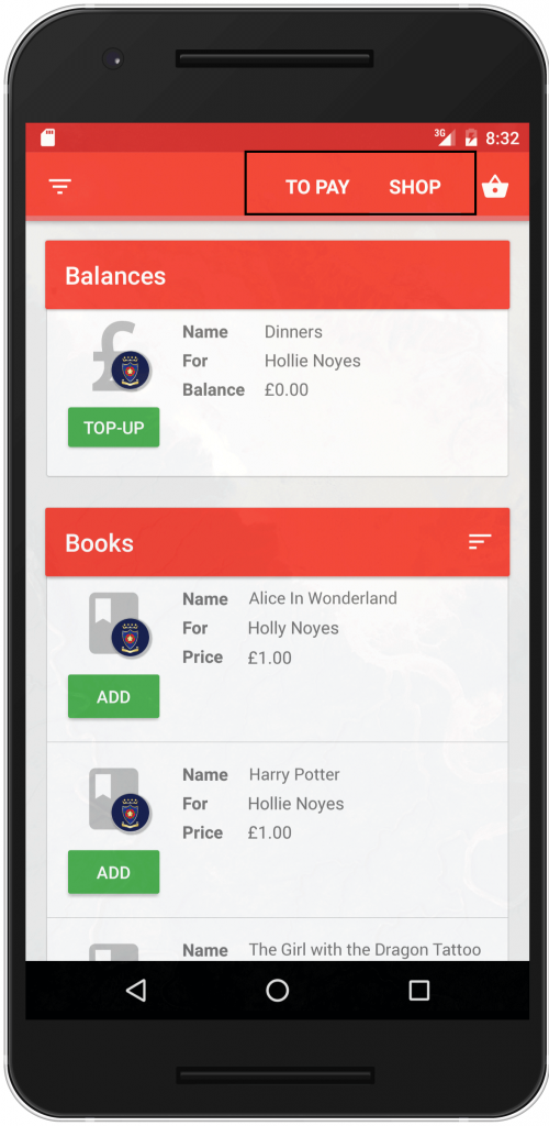 Sholden Church of England Primary - ParentMail - How to pay for items ...